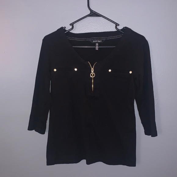 Ellen Tracy | Tops | Ellen Tracy Black Top | Poshmark
